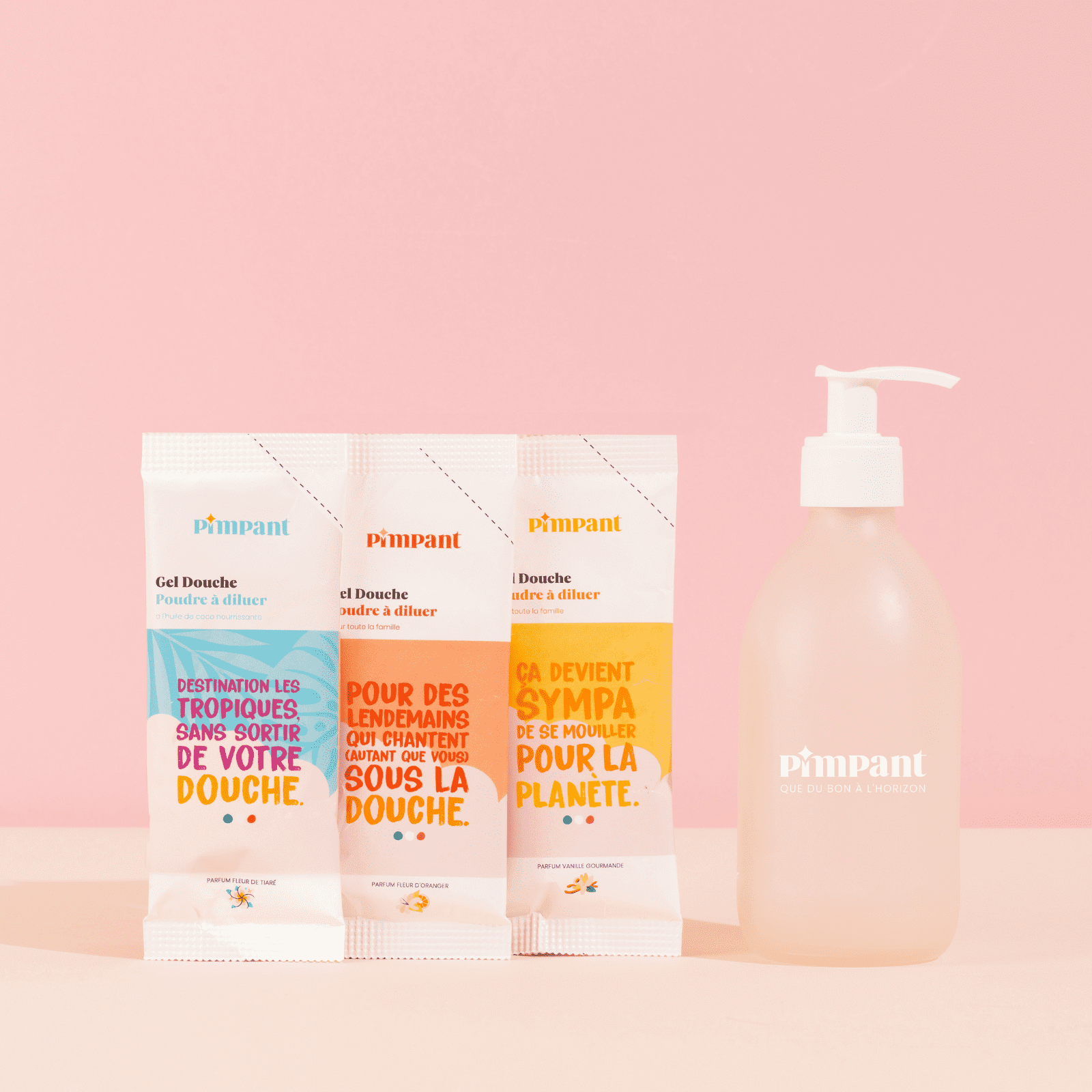 Pack Découverte - Gel Douche Rechargeable Naturel | Pimpant